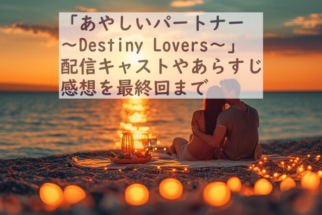 「あやしいパートナー～Destiny Lovers～」配信はどこ？キャストやあらすじ感想を最終回まで | hallyu-harmony.com